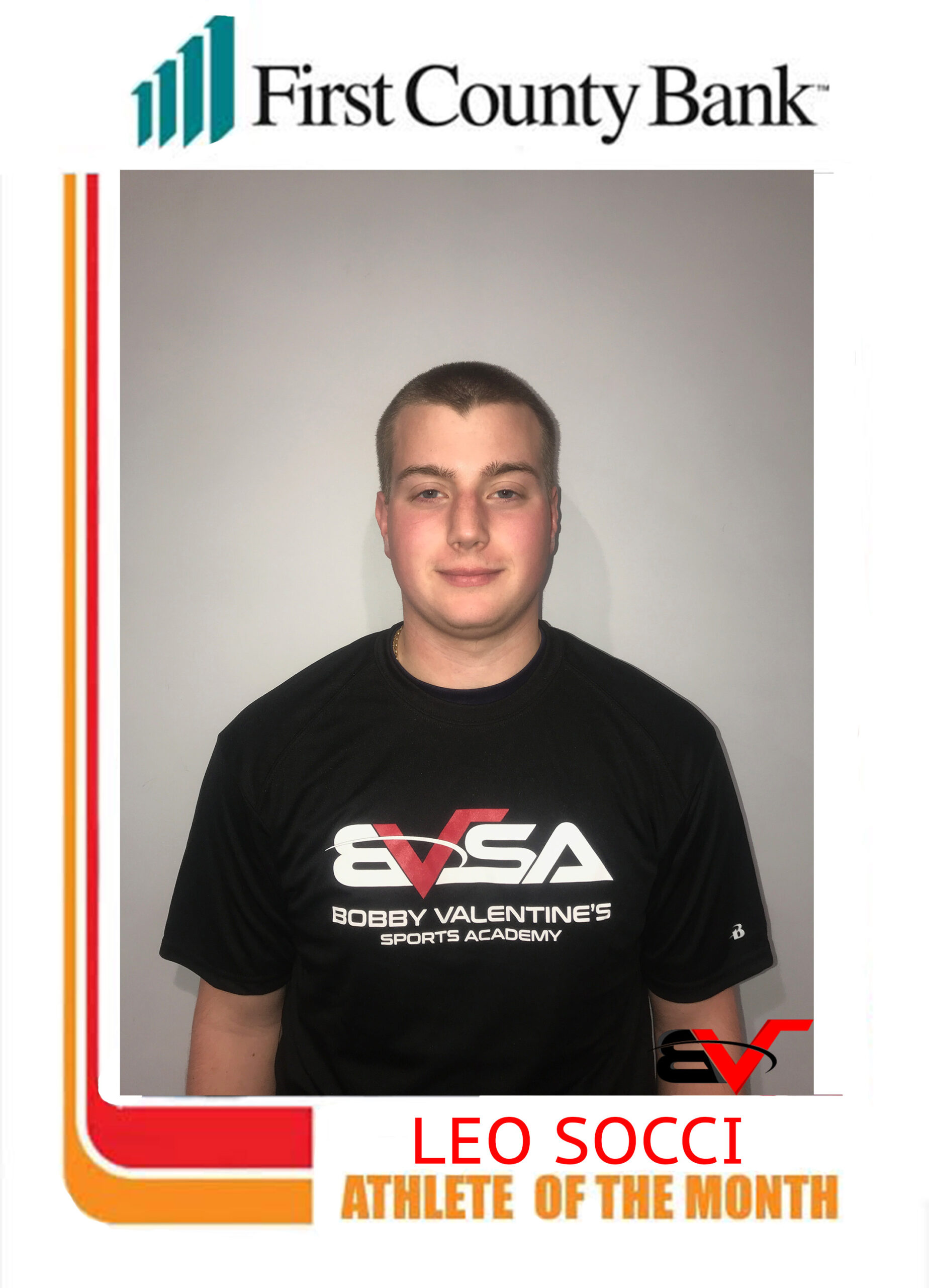 Leo Socci – First County Bank Athlete of the Month