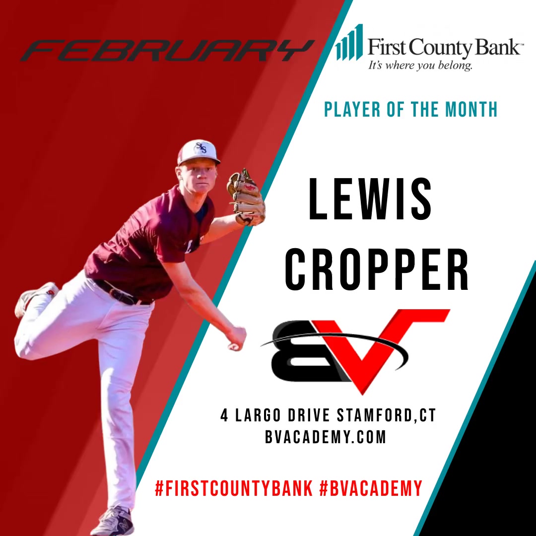 Lewis Cropper - First County Bank Athlete of the Month