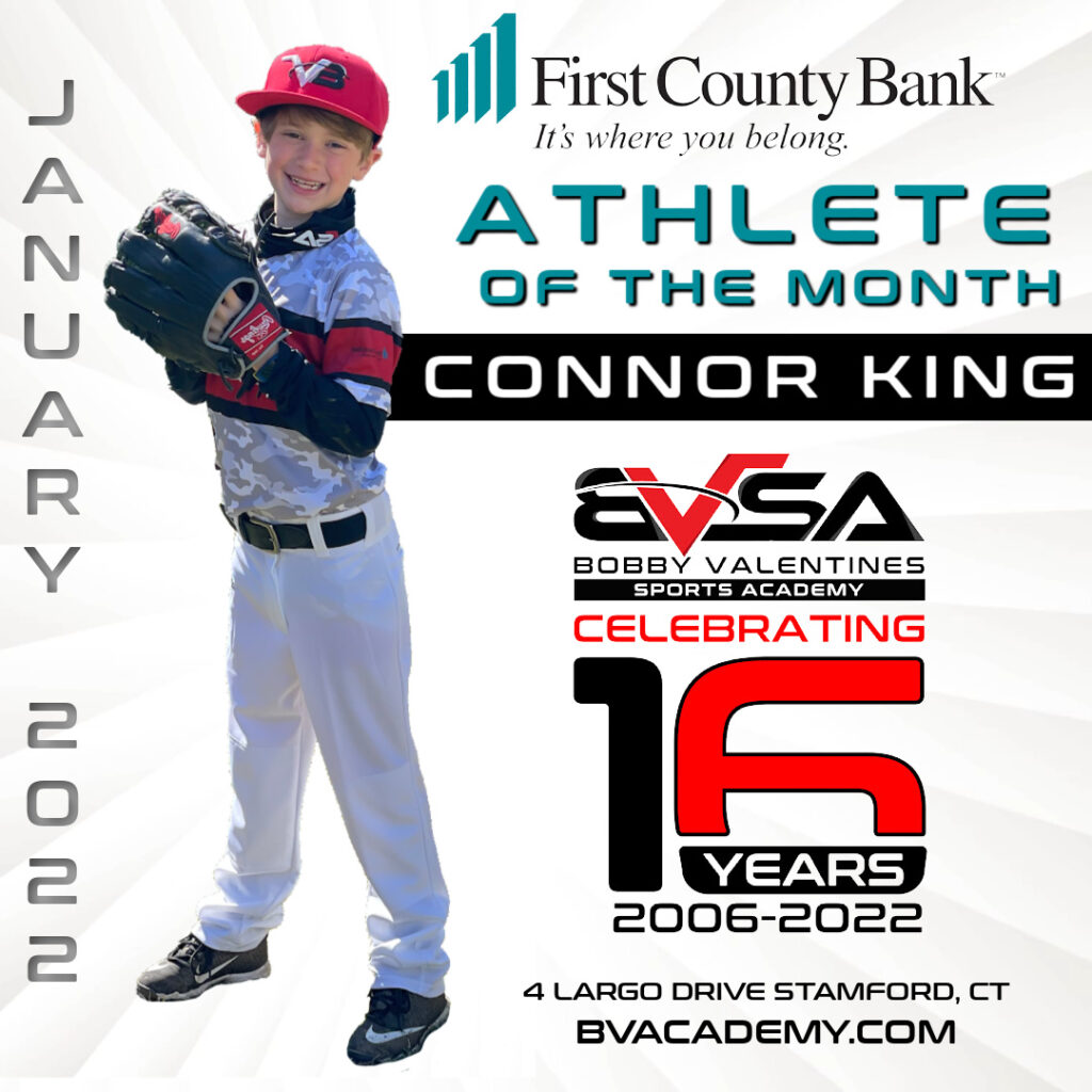 Connor King – First County Bank Athlete of the Month January 2021