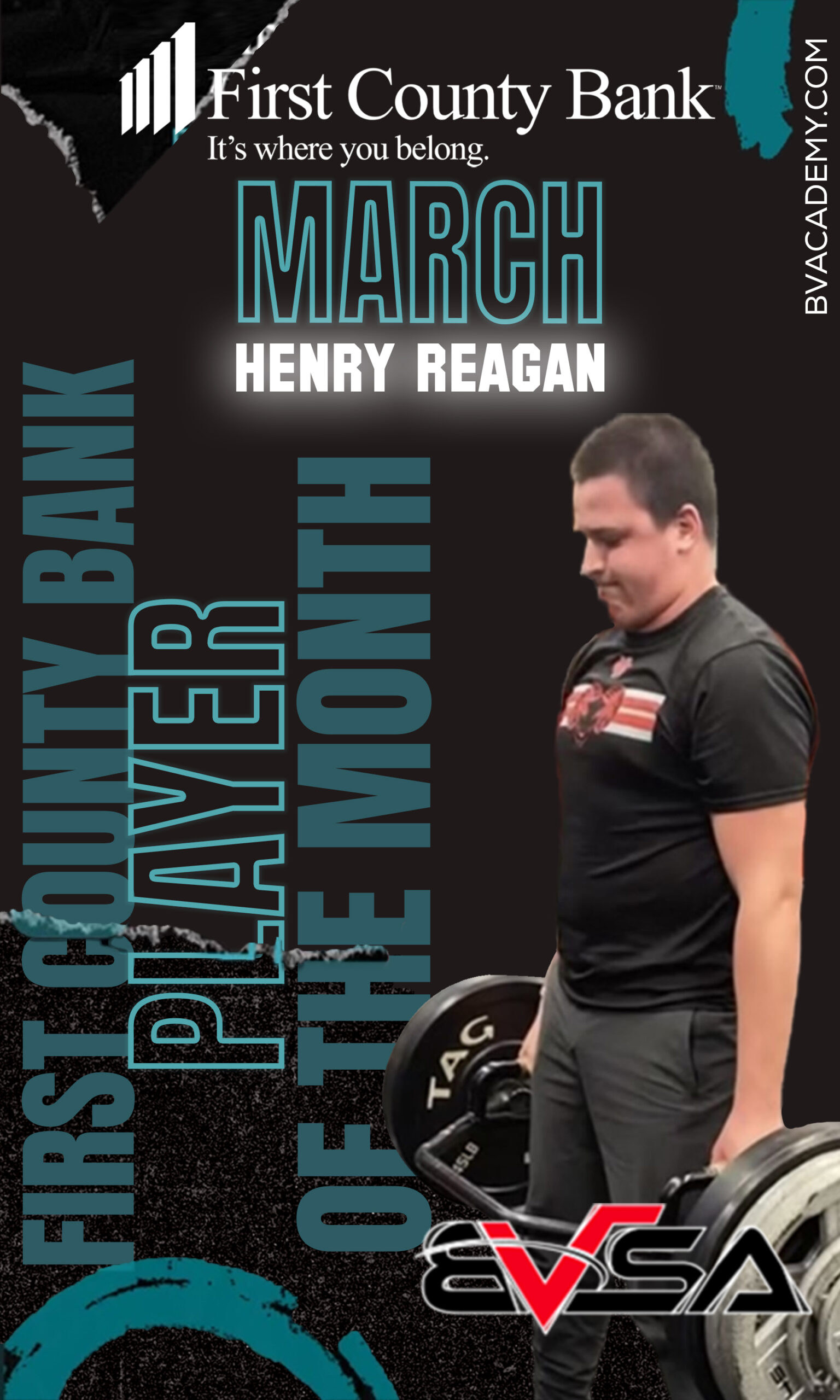 Henry Reagan – First County Bank Athlete of the Month