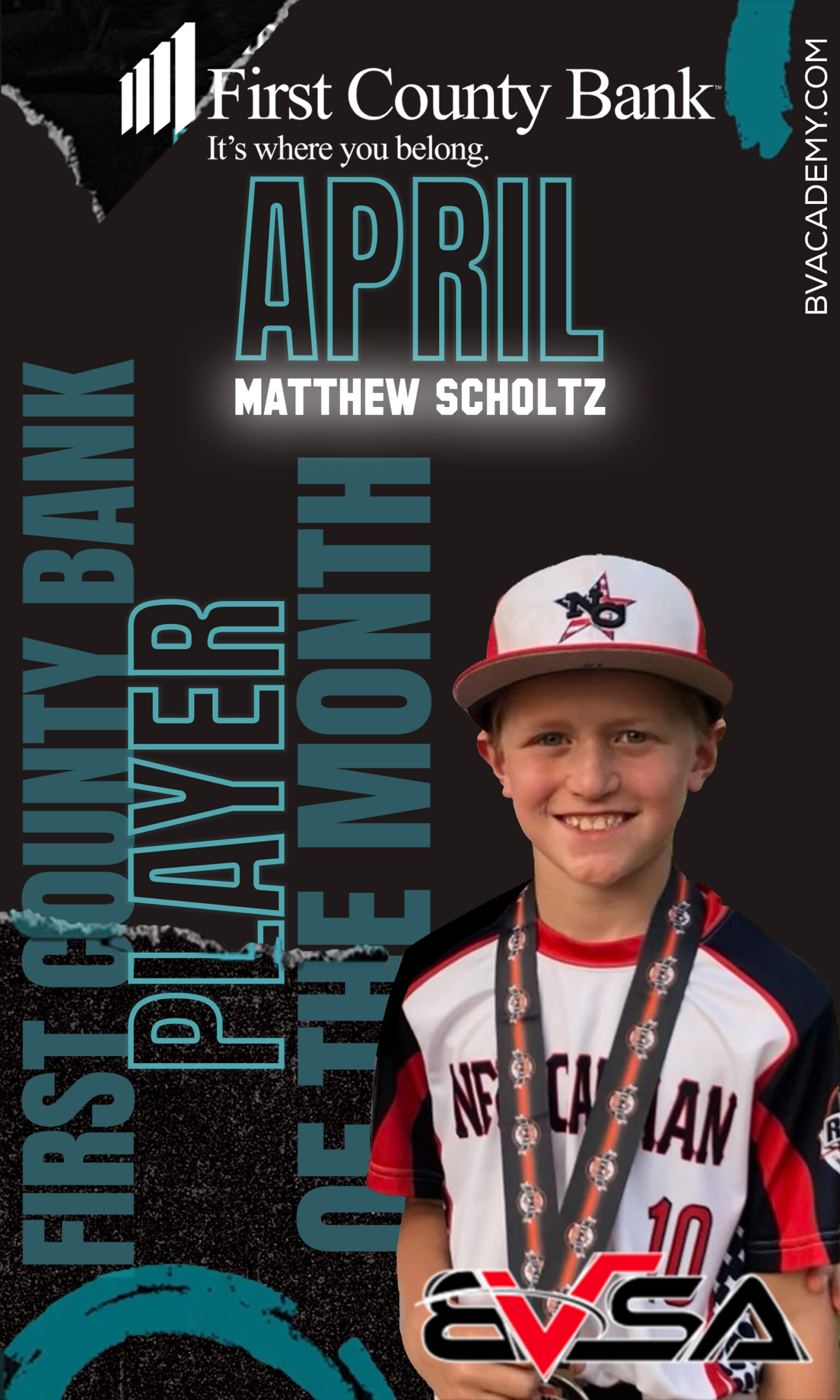 Matthew Scholtz – First County Bank Athlete of the Month